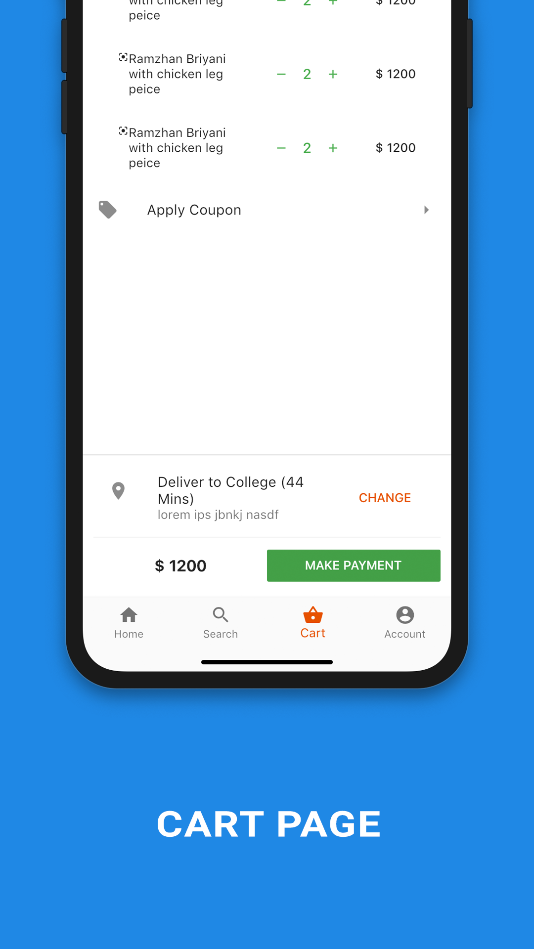 Flutter Food Delivery App Theme Flutter Food Delivery App Theme